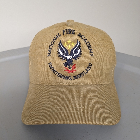 Accessories | Vintage Corduroy National Fire Academy Snapback | Poshmark